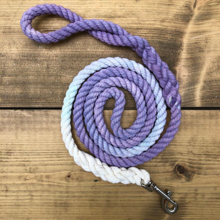 Orange Dog Rope Leash: Durable and Stylish Design